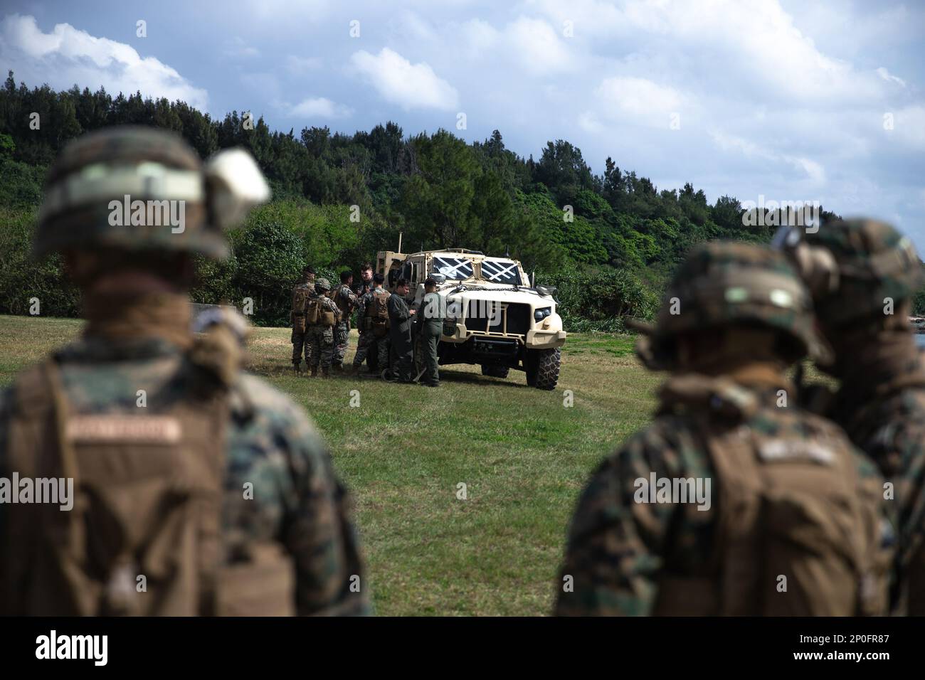U.S. Marines with Combat Logistics Battalion 4, 3d Marine Logistics ...