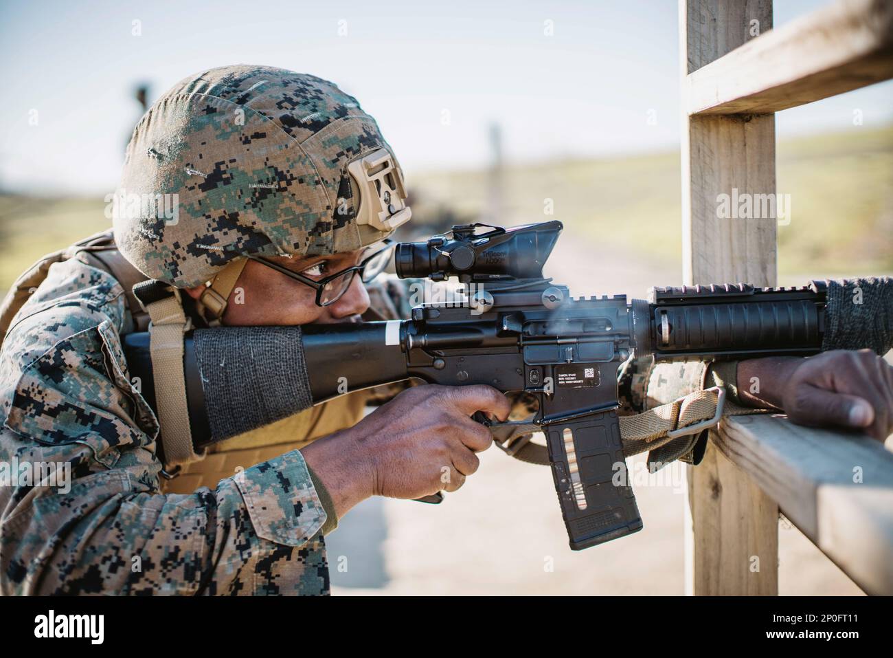 U.S. Marine Corps Sgt. Theodore Brooks, a cyberspace warfare operator assigned to the 15th ...