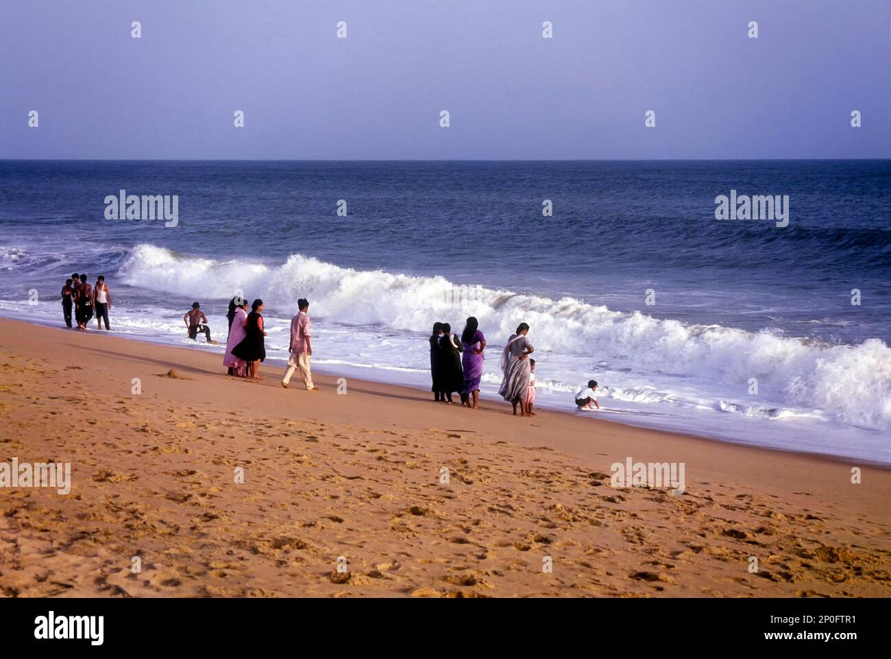 Mahatma Gandhi beach at Kollam, Quilon, Kerala, India Stock Photo - Alamy