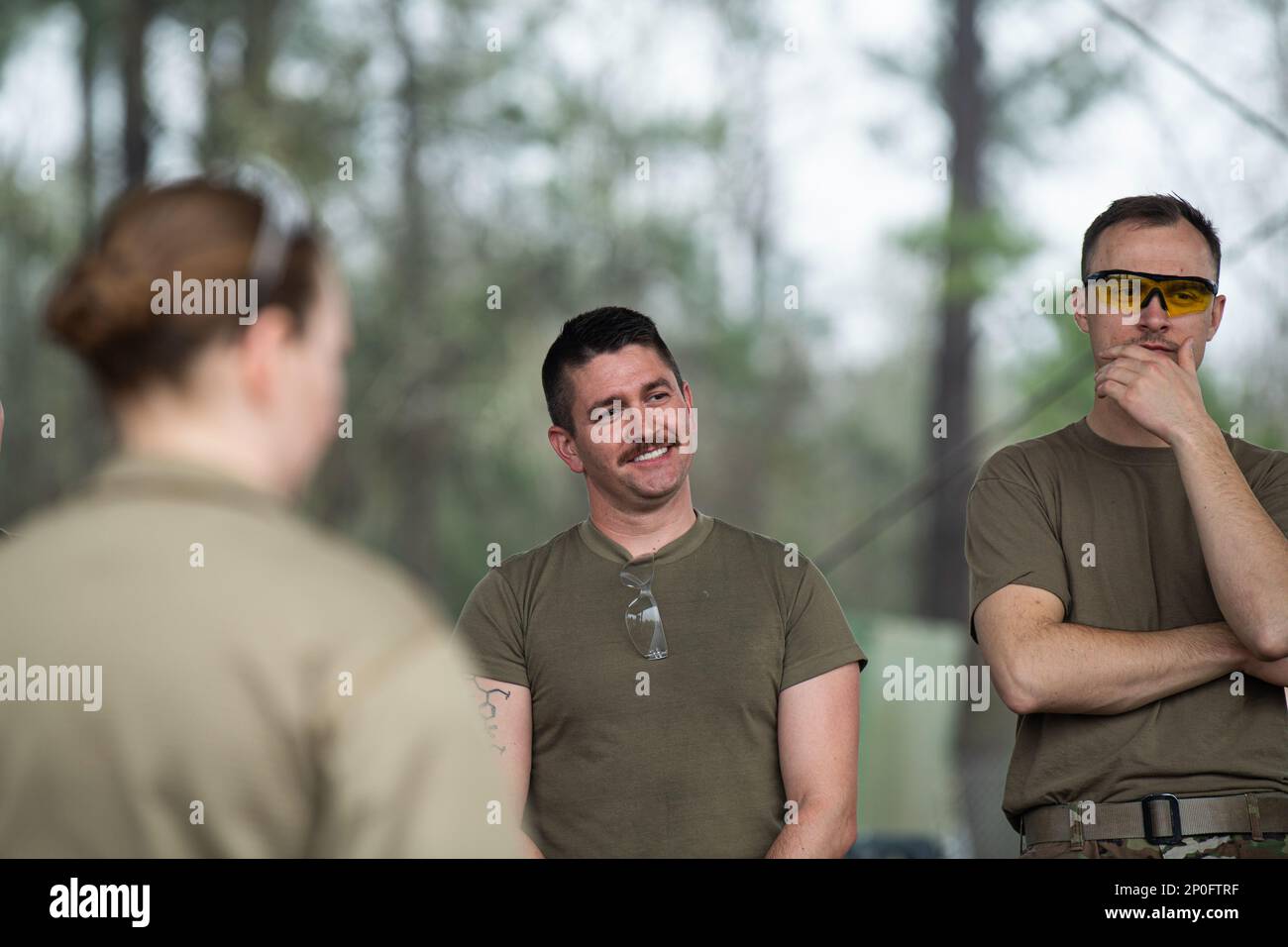 U.S. Airmen assigned to the 122nd Fighter Wing, Indiana Air National ...