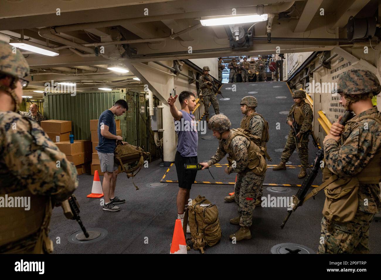 INDIAN OCEAN (Jan. 17, 2023) – U.S. Marines with Combat Logistics ...