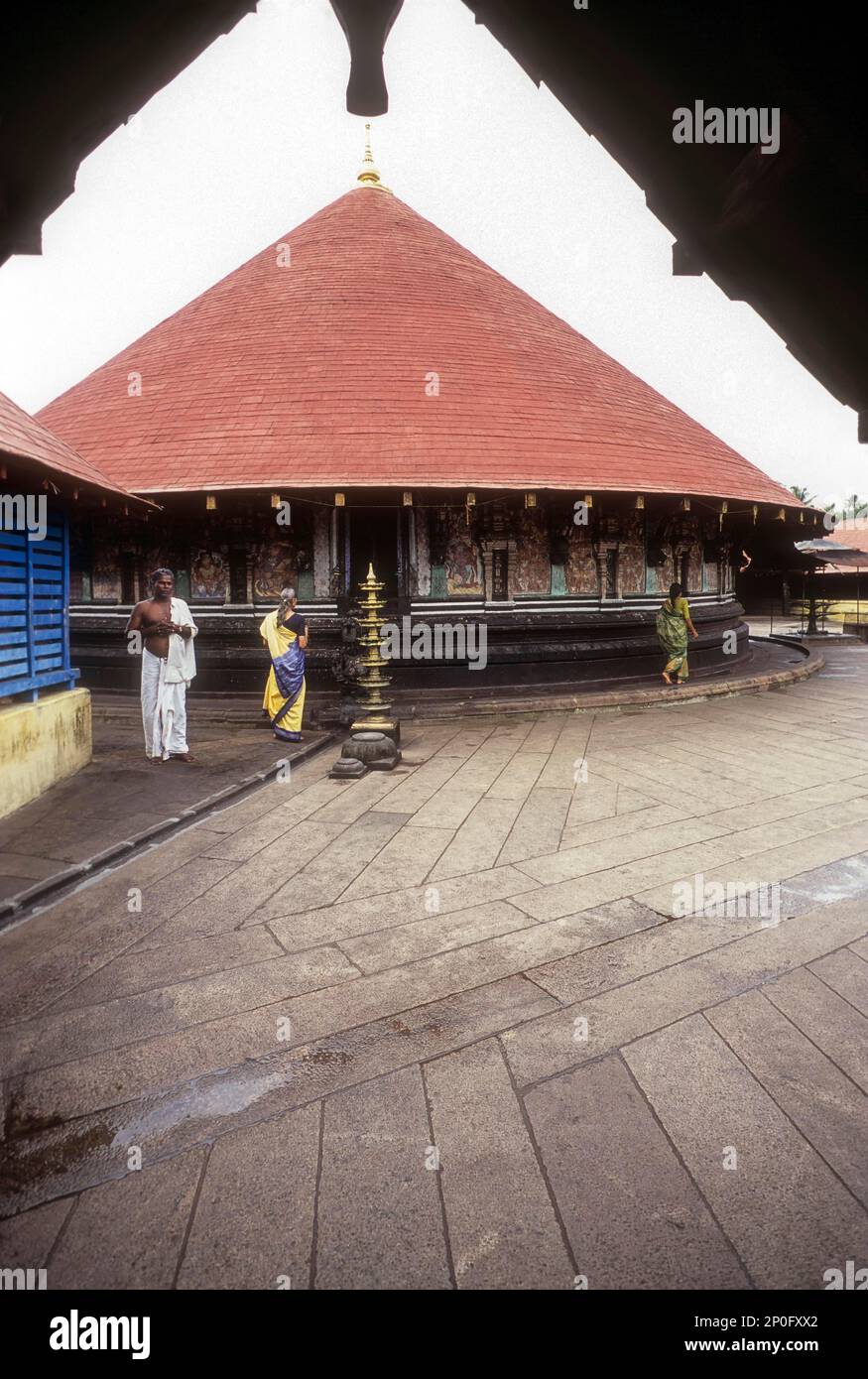 Mahadeva temple in Vaikom, a typical example of the kerala style of ...