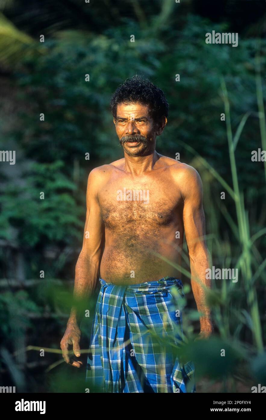 A Keralite man, Kuttanad, Kerala, India Stock Photo - Alamy
