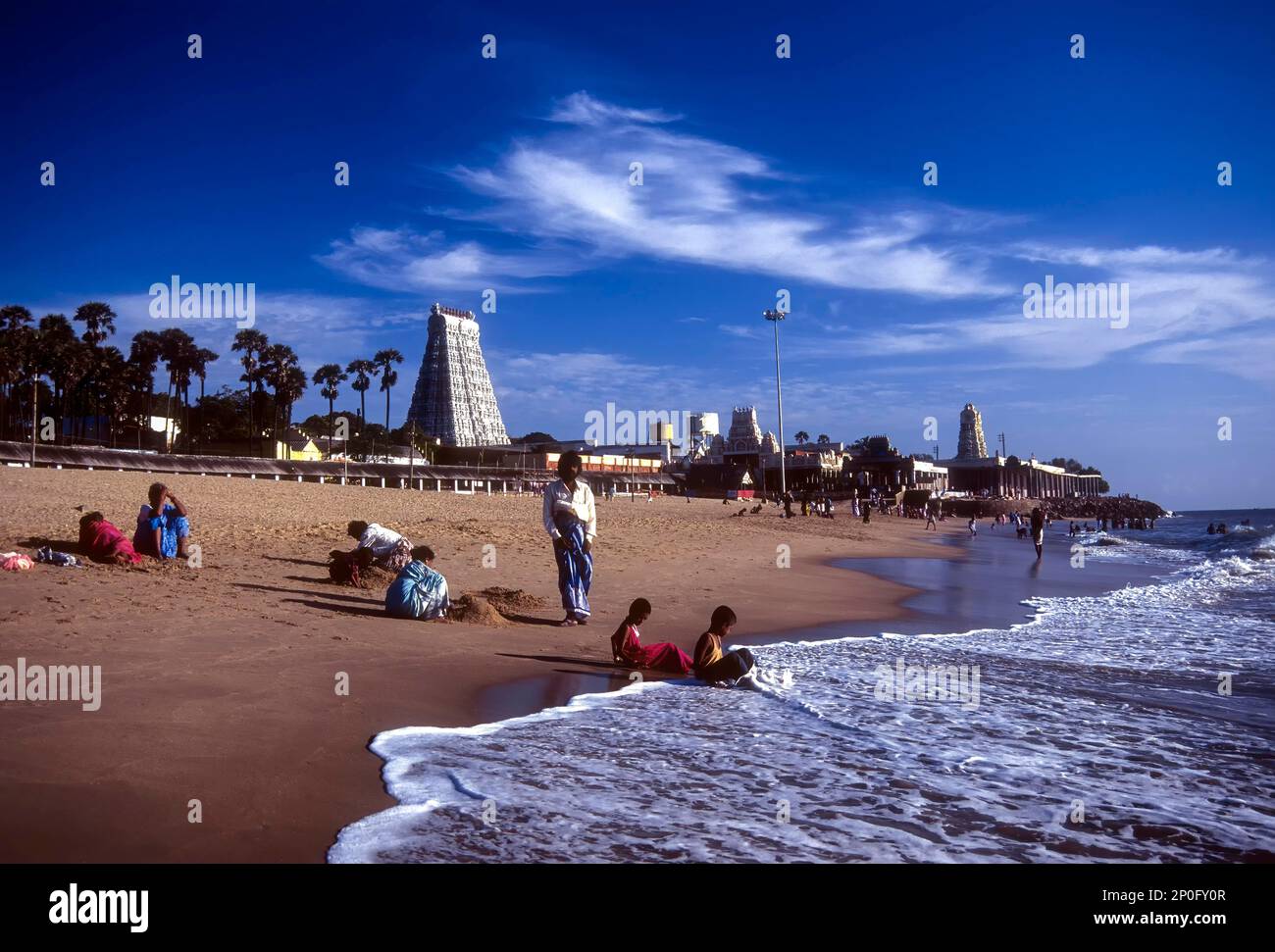 Murugan, Subrahmanya Swamy temple on the shore of the Bay of Bengal at ...