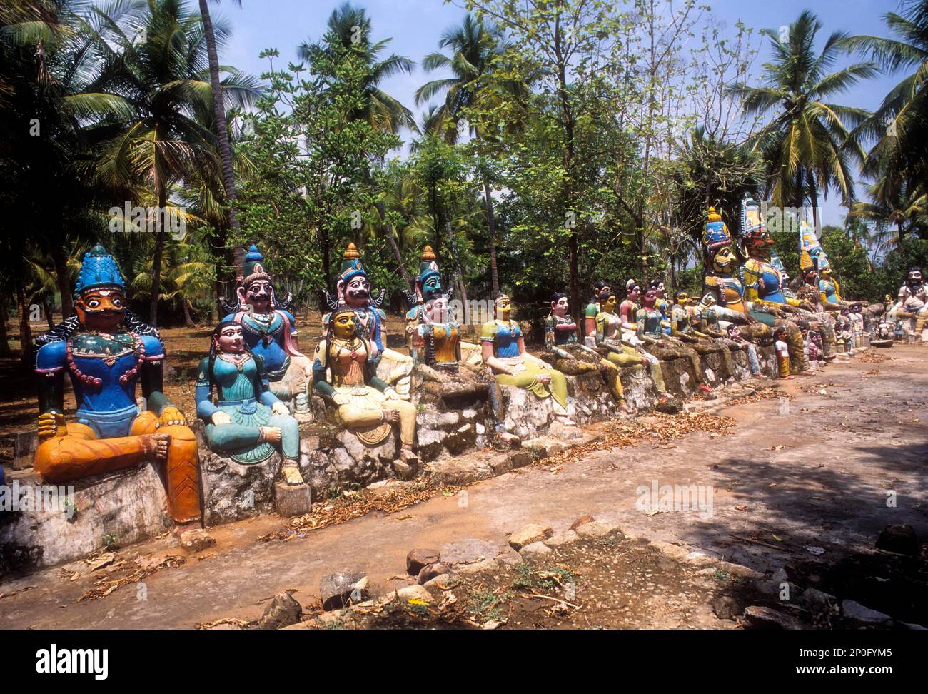 Village guardian deities, Ayyanar temple near Salem, Tamil Nadu, India ... Village guardian deities, Ayyanar temple near Salem, Tamil Nadu, India ...
