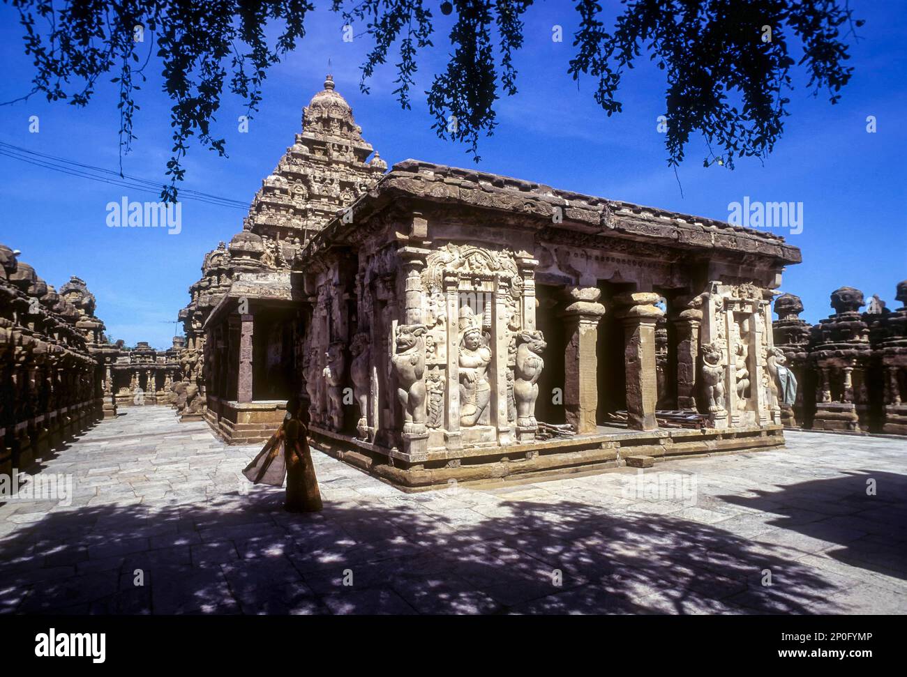 8th Century Kailasanathar temple in Kancheepuram Kanchipuram, Tamil ...