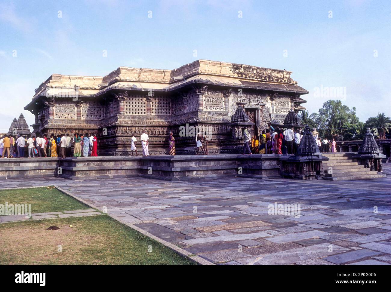 12th century Hoysala Sri Chennakeshava temple in Belur, Karnataka ...