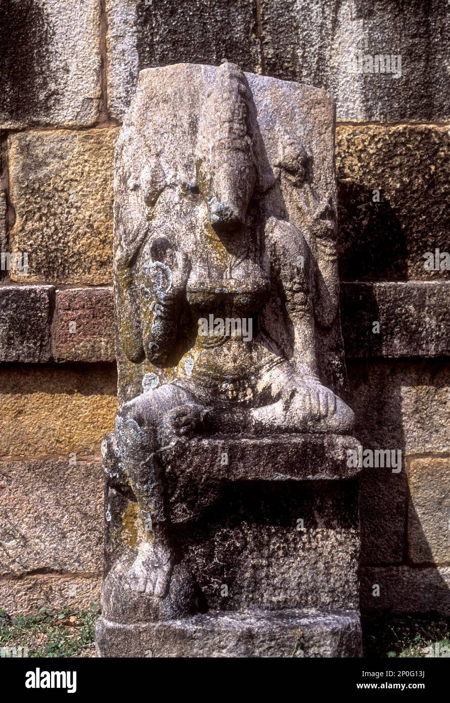 9th century Varahi sculpture in Moovar temple in kodumbalur near ...