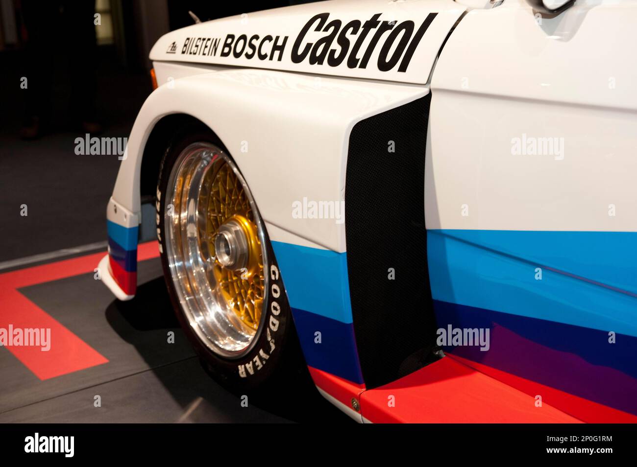 BMW 320 BMW Junior Team, racing car group 5 from 1977, air intake on ...