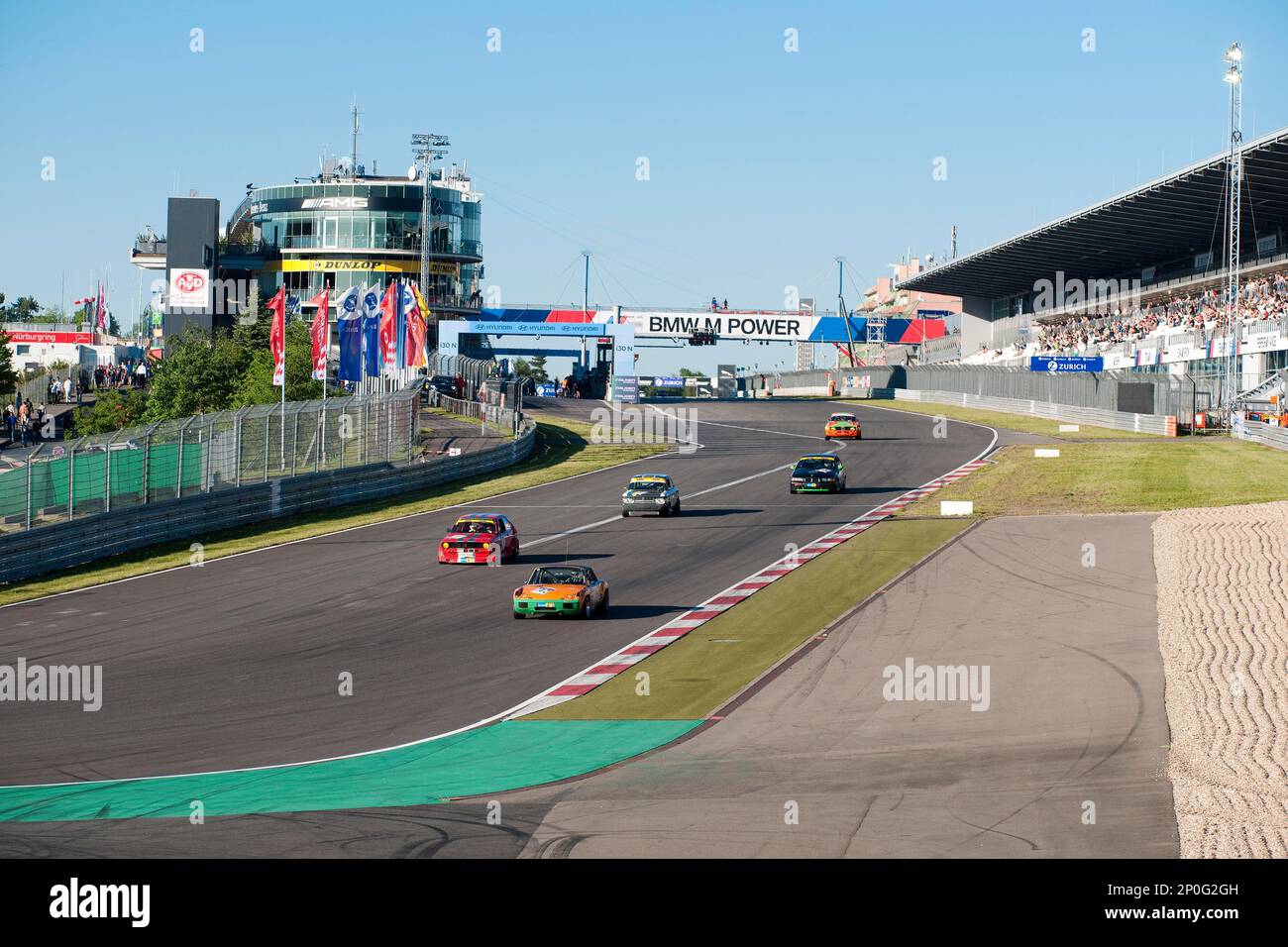 Porsche 914, Nuerburgring race track Start Finish Straight, 24h ...