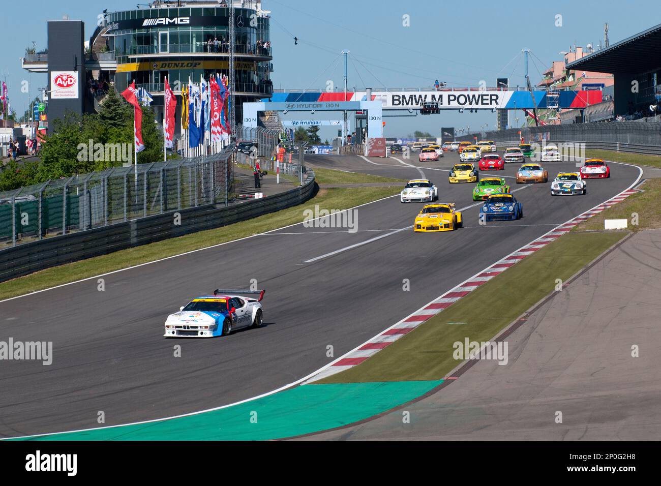 BMW M1, Porsche 935 K1, Porsche 911, Nuerburgring race track 24h ...