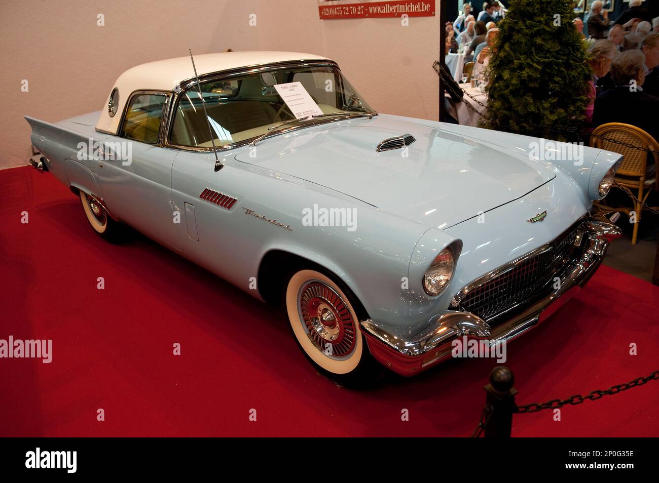 Ford T-Bird, year of construction 1957 Stock Photo - Alamy