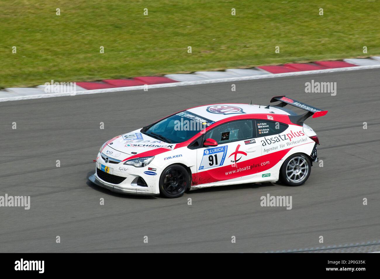 Opel Astra J OPC, 24h Nuerburgring race track, 24 hours race 2017 ...