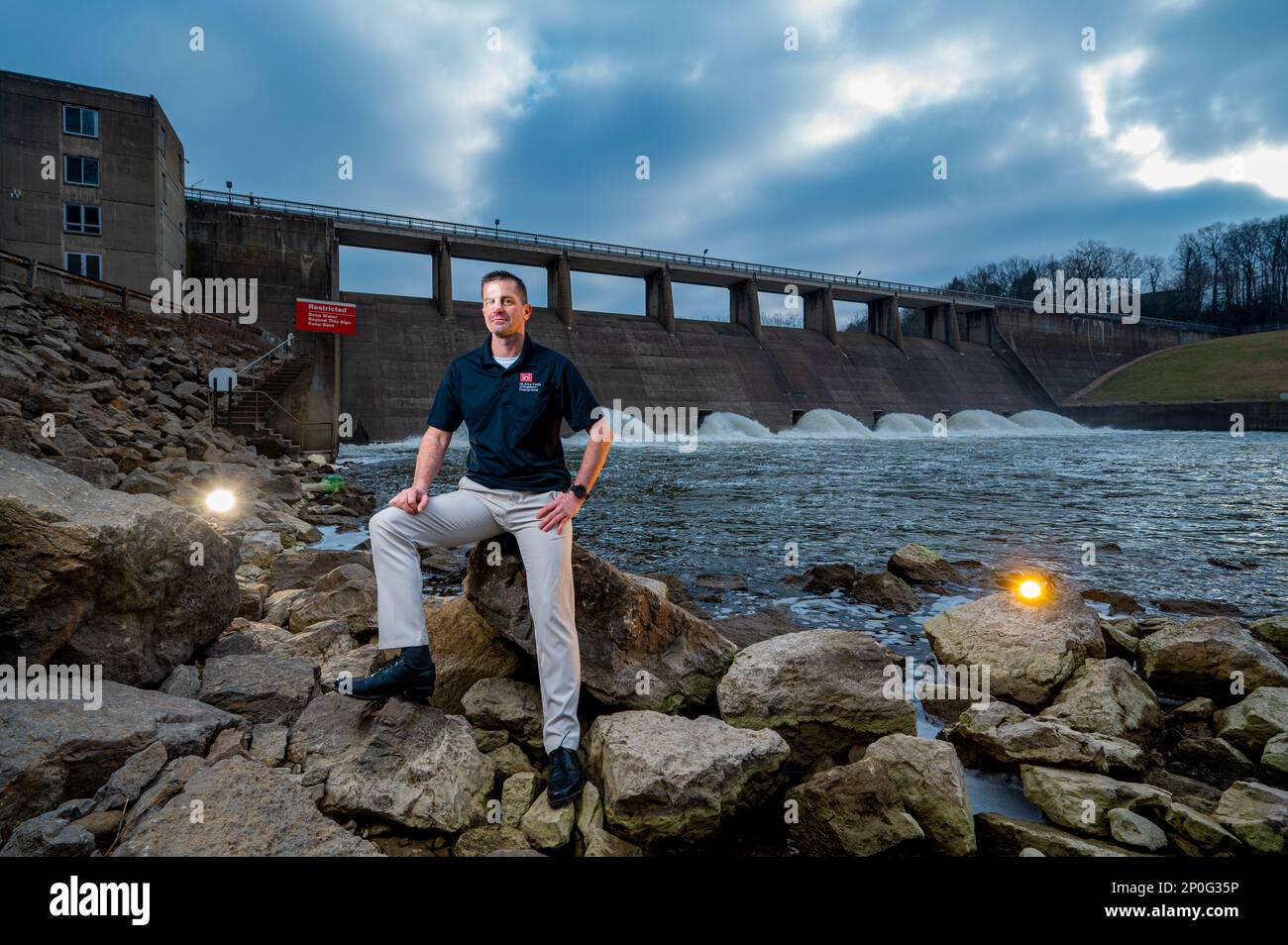 Scott Bartholomew, a civil engineer who specializes in hydraulic and ...