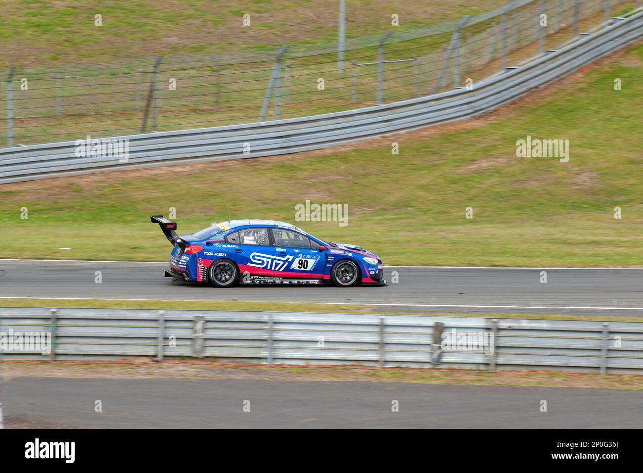 Subaru WRS STI, 24h Nuerburgring race track, 24 hours race, race track ...