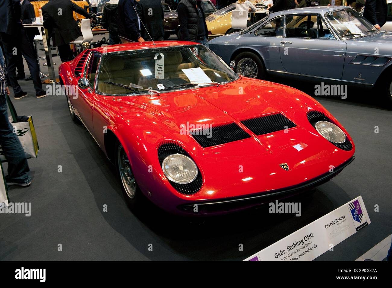 Lamborghini Miura, built 1966 to 1973, transversely mounted V12 mid ...