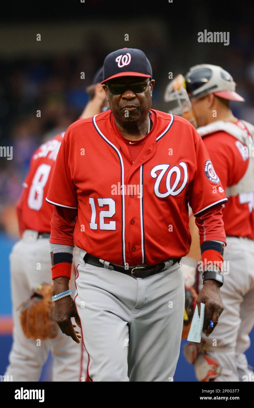 Washington Nationals manager Dusty Baker (12) during game against the ...