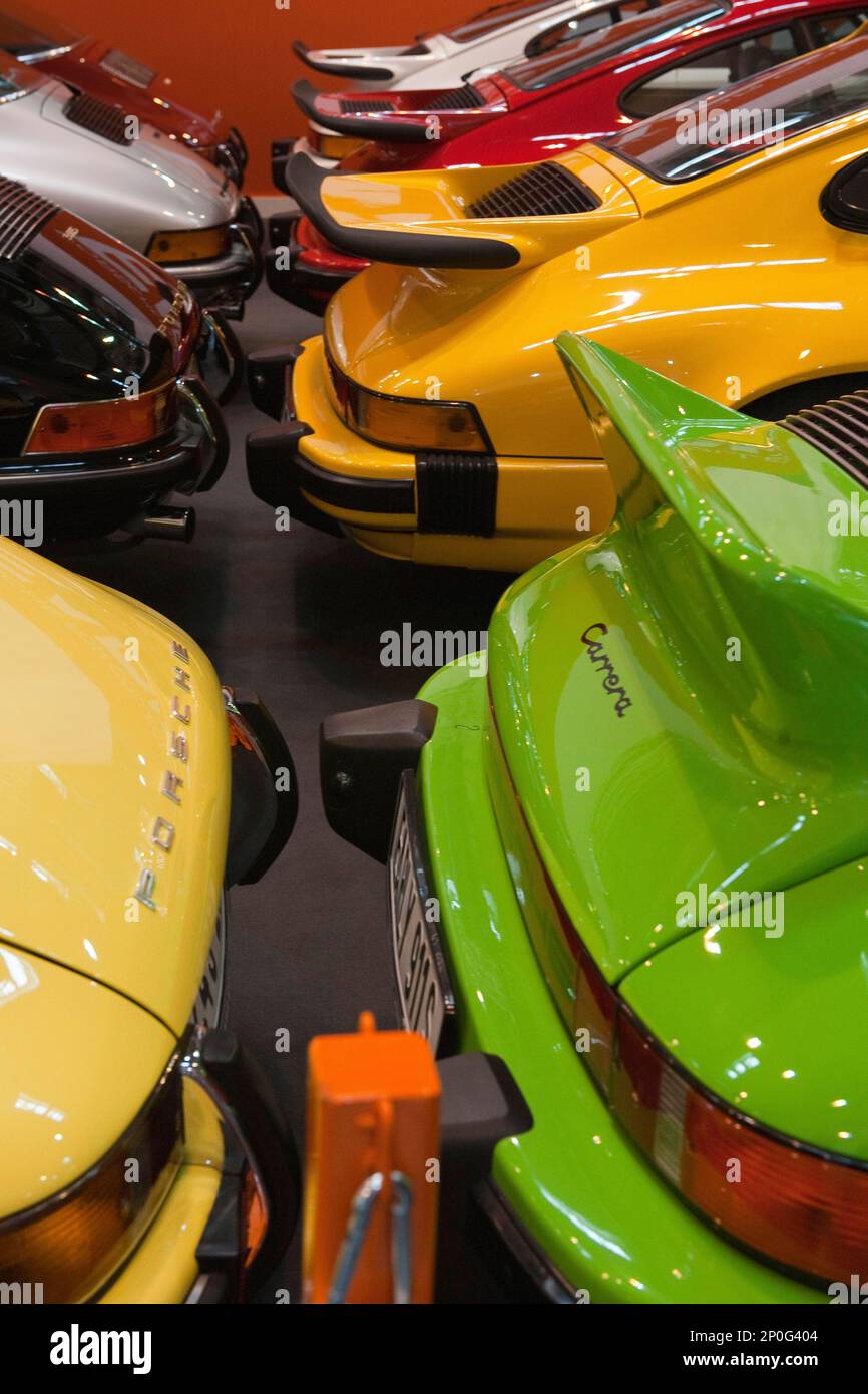 Porsche 911, various colours Stock Photo - Alamy