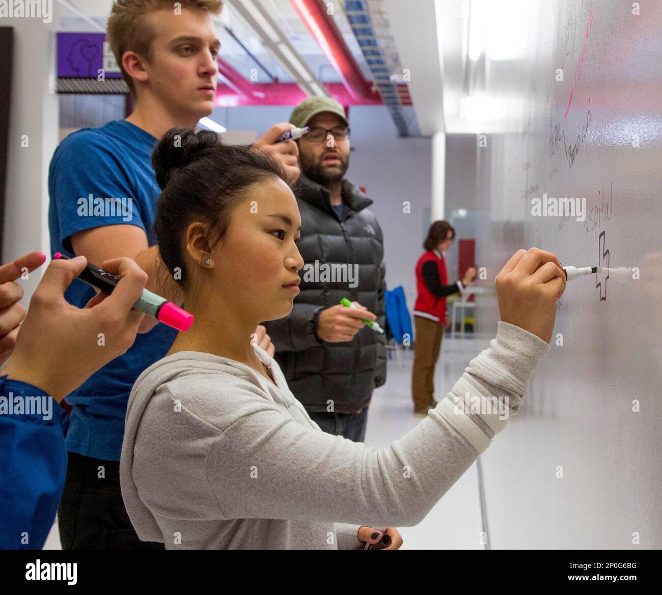 ADVANCE FOR WEEKEND EDITIONS, DEC.17-18 - In this Nov. 29, 2016 photo, One Stone students Koko ...