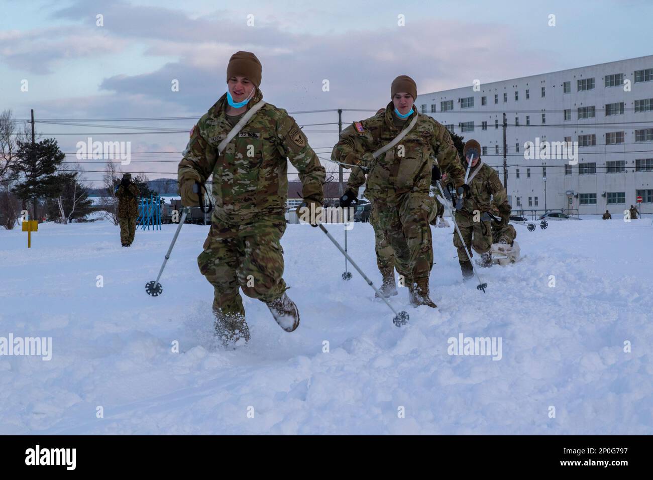 11th Airborne Division Soldiers from the 5th Squadron, 1st Cavalry ...