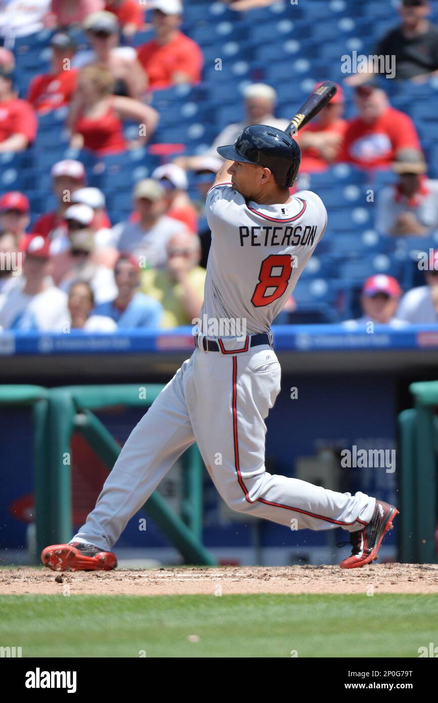 Atlanta Braves infielder Jace Peterson (8) during game against the ...