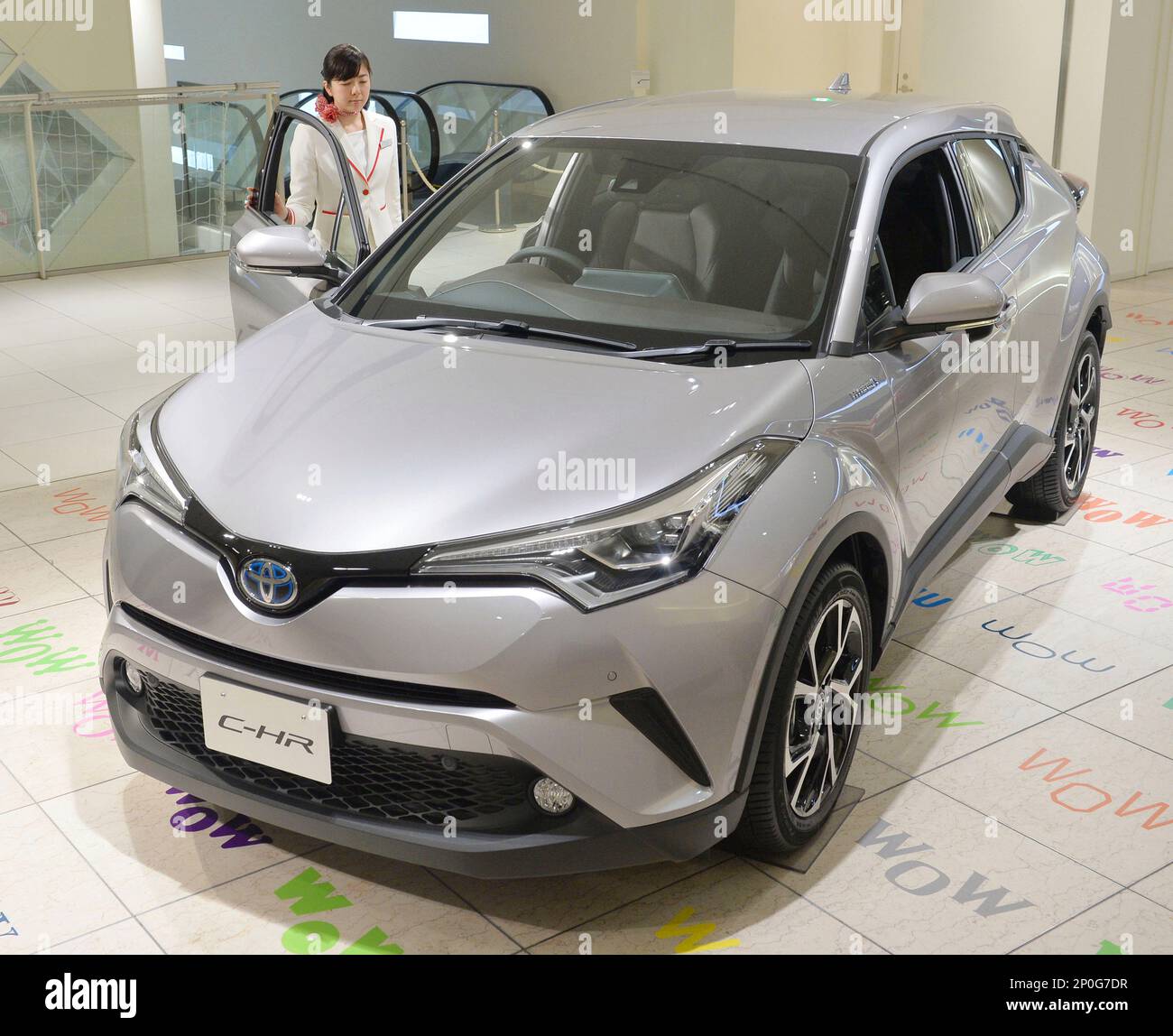 Toyota Motor Corporation unveils new C-HR in Nagoya, Aichi on Dec.14 ...