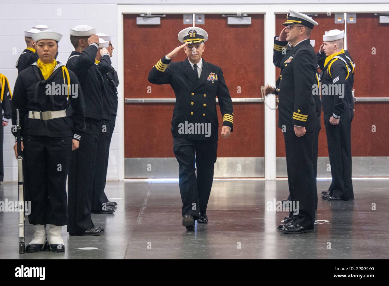 The Navy’s newest Sailors graduate boot camp during Pass-in-Review at U ...
