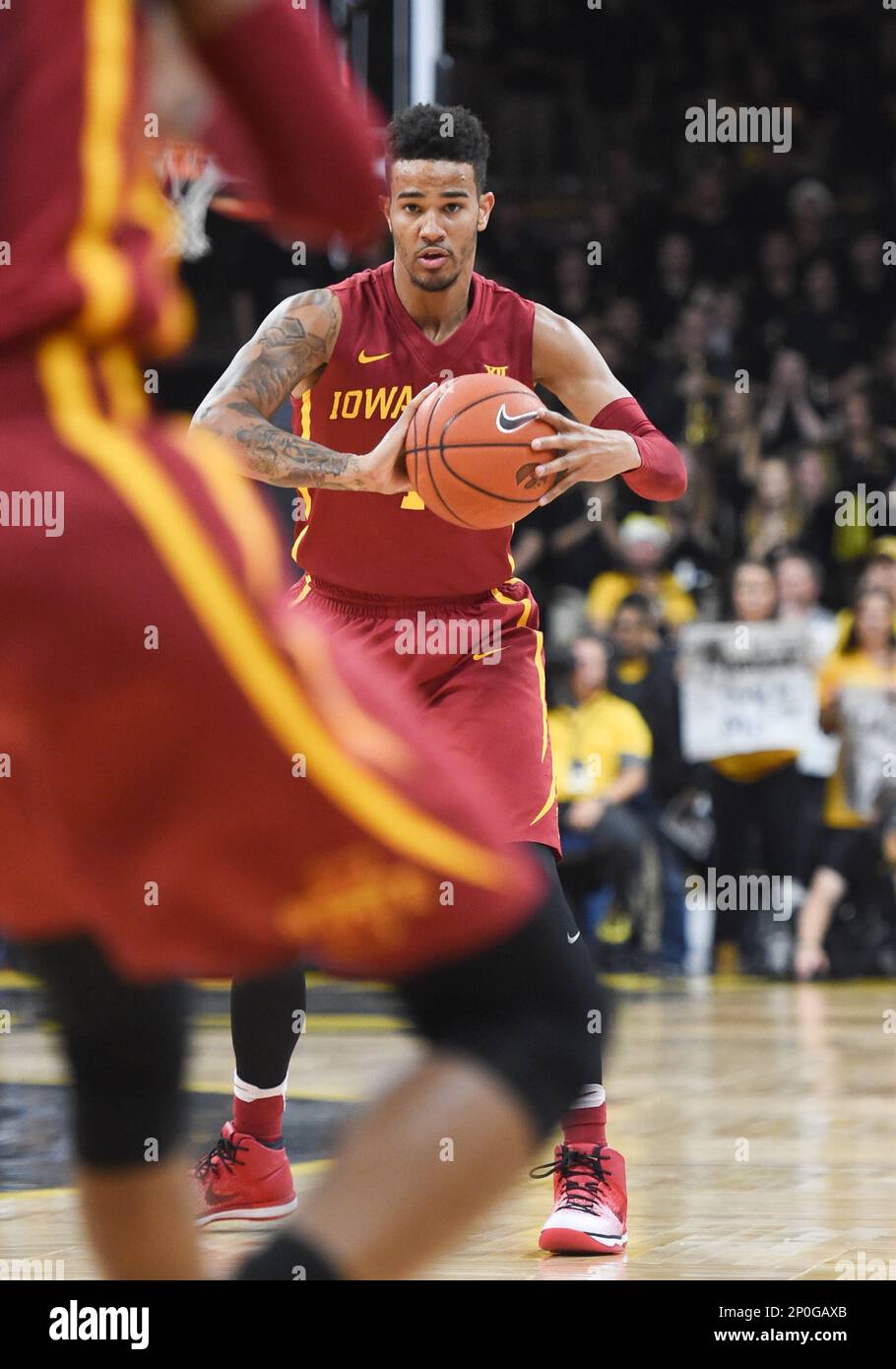 IOWA CITY, IA - DECEMBER 08: Iowa State Cyclones guard Nick Weiler-Babb ...