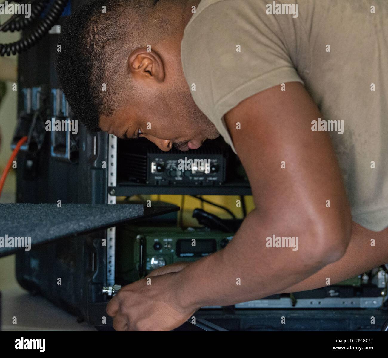 U.S. Air Force Senior Airman Andrew Cooper, 23rd Communications ...