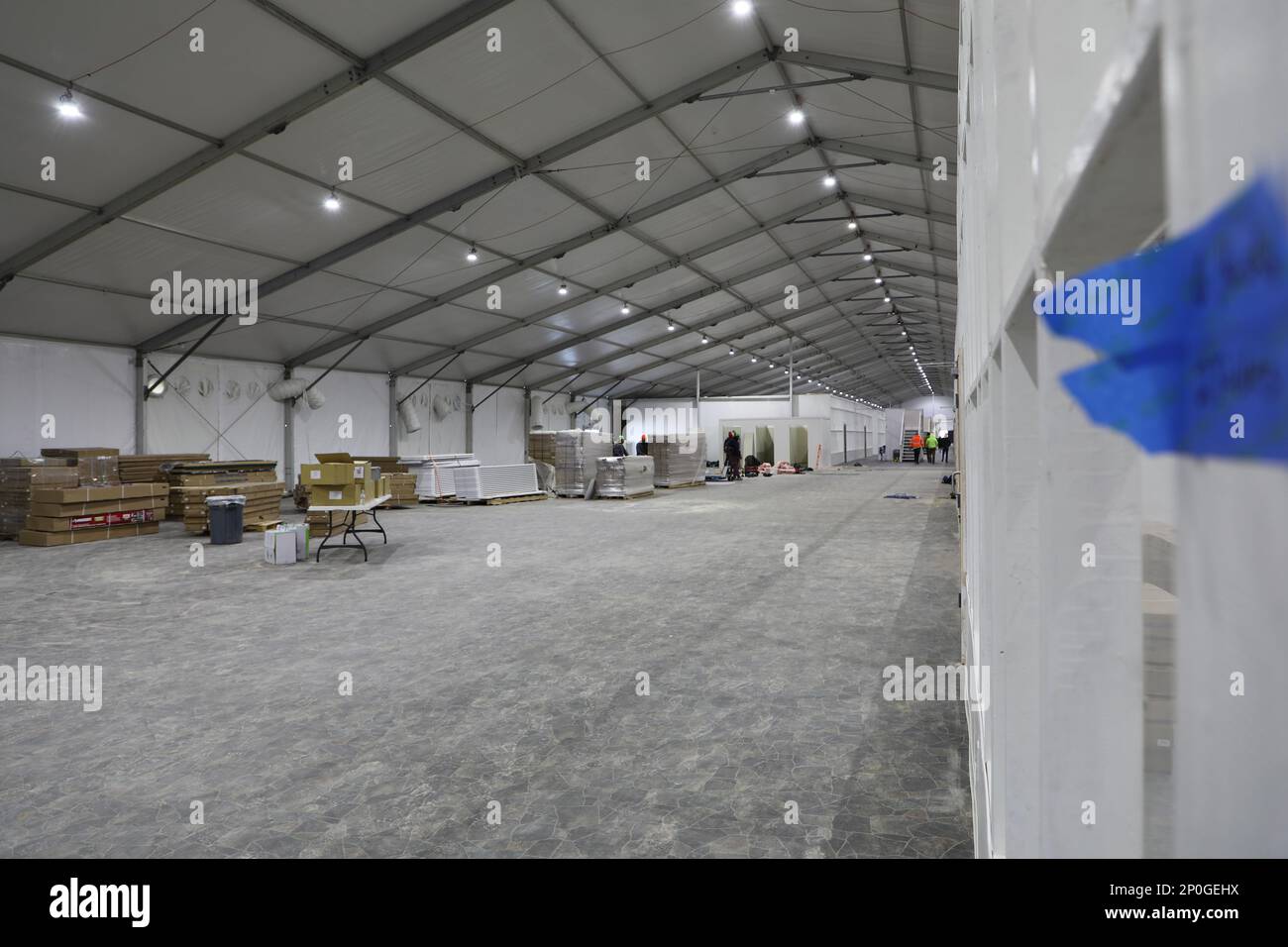 New soft-sided facility being built to help U.S. Customs and Border ...