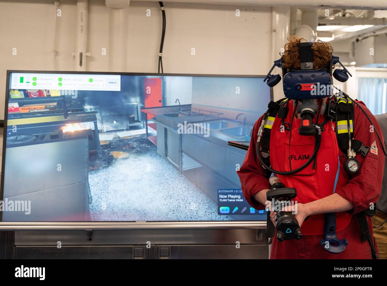 230118-N-MR124-1072 SAN DIEGO (Jan. 18, 2023) Hull Technician 3rd Class ...