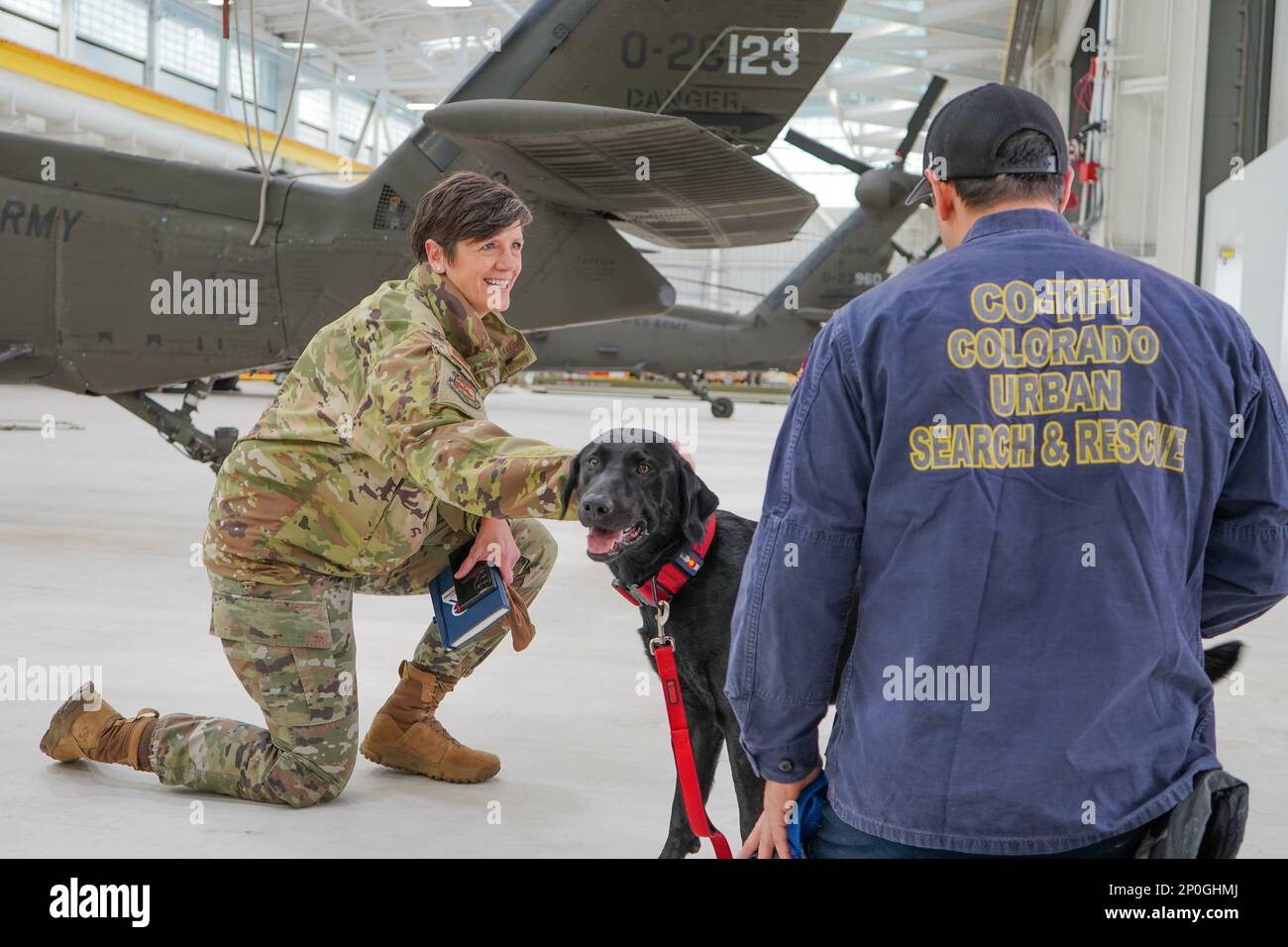 Members of the 2nd Battalion, 135th General Support Aviation, Colorado ...