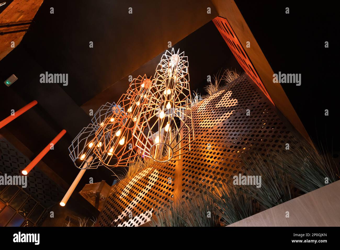 Geometric shape modern lampshade hi-res stock photography and images ...
