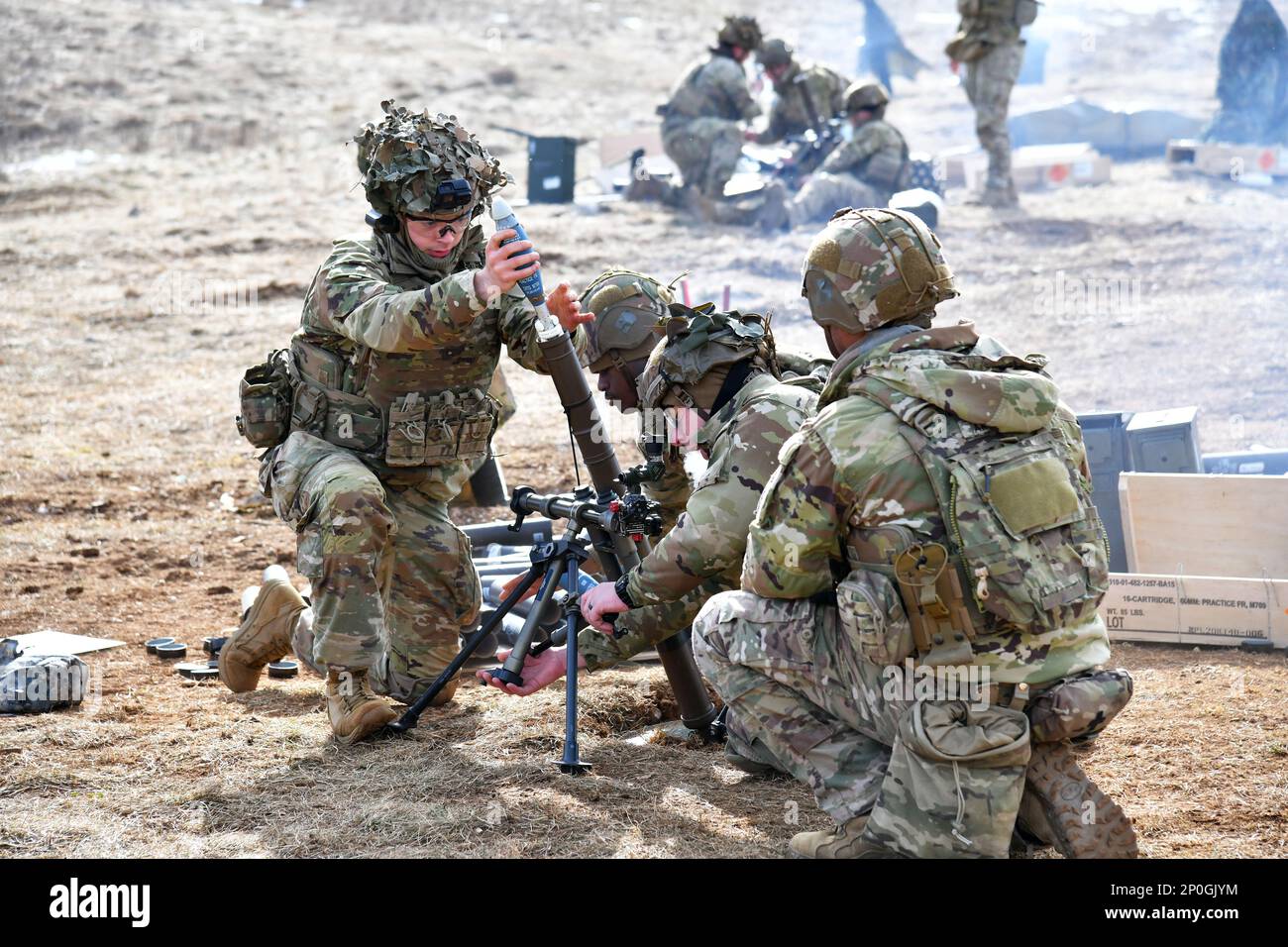 60mm mortar system hi-res stock photography and images - Alamy