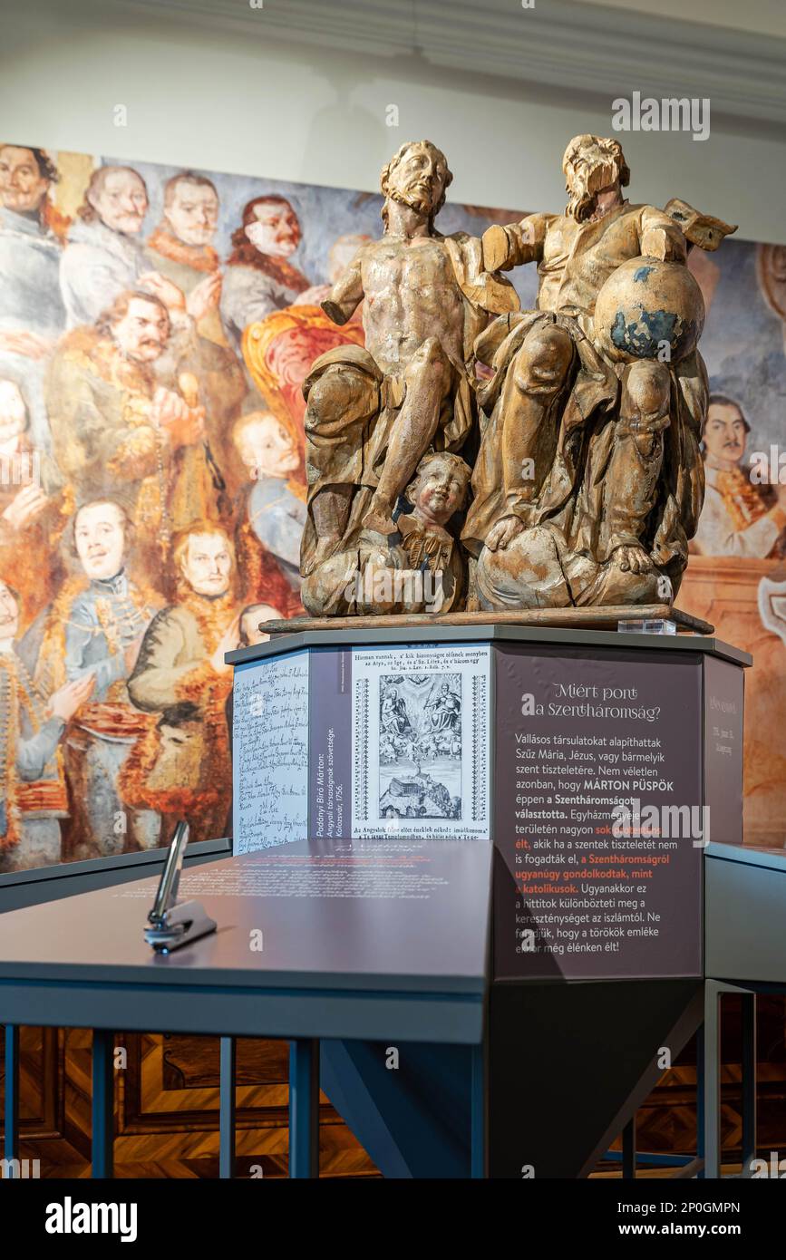 Bishop palace of Sümeg city Hungary. Built in 18th century in baroque ...