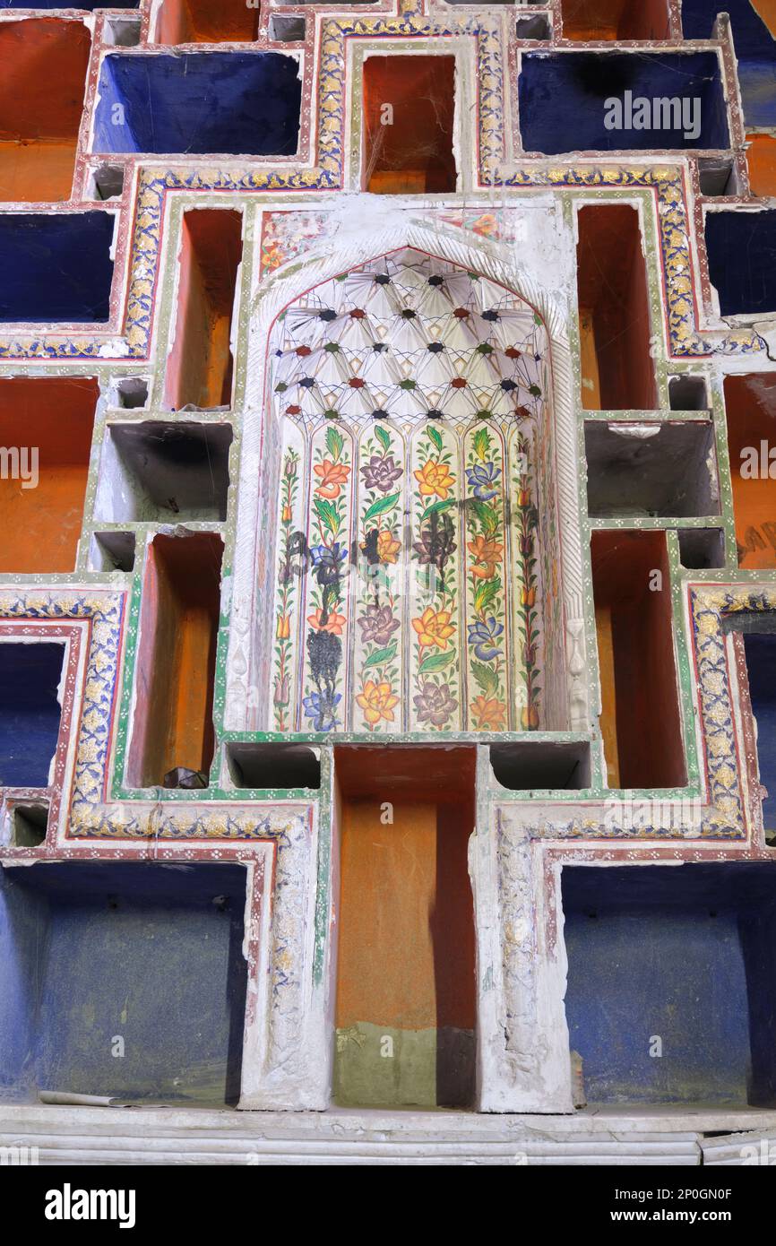 Wood cutout casework. At an old, historic, classic, traditional ...