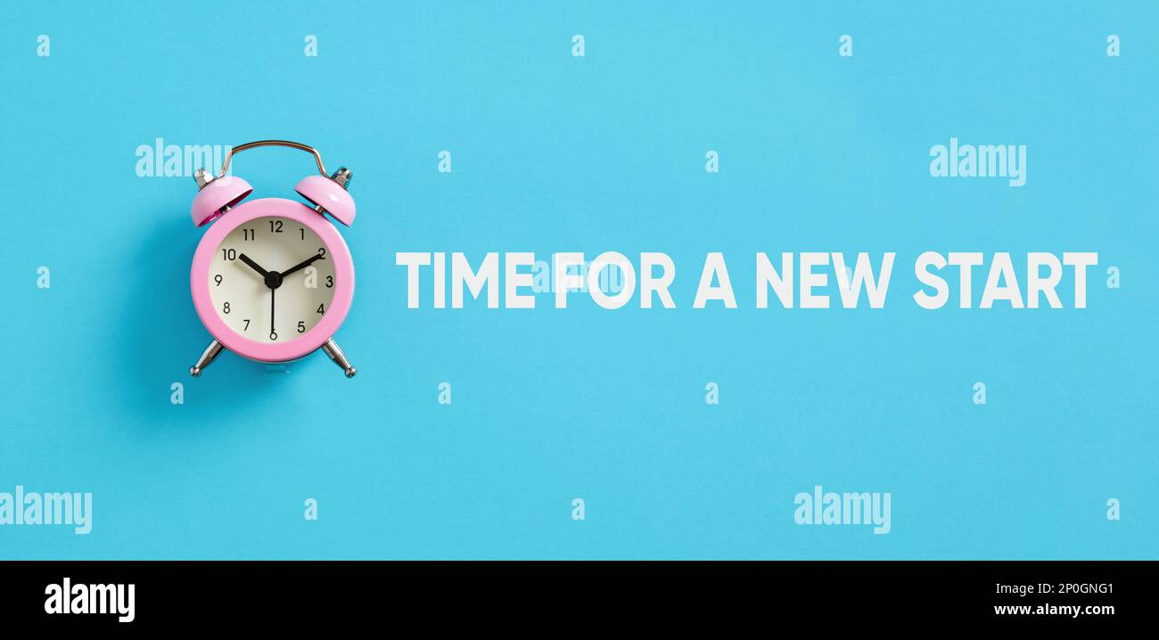 Motivational concept for a new beginning in business, career or ...