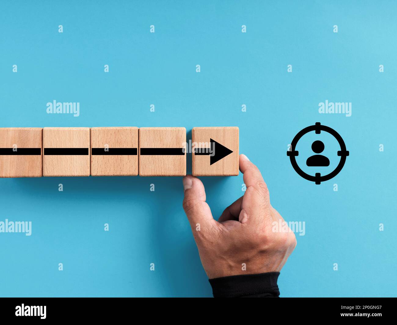 Target customer and buyer persona. Business market segmentation ...