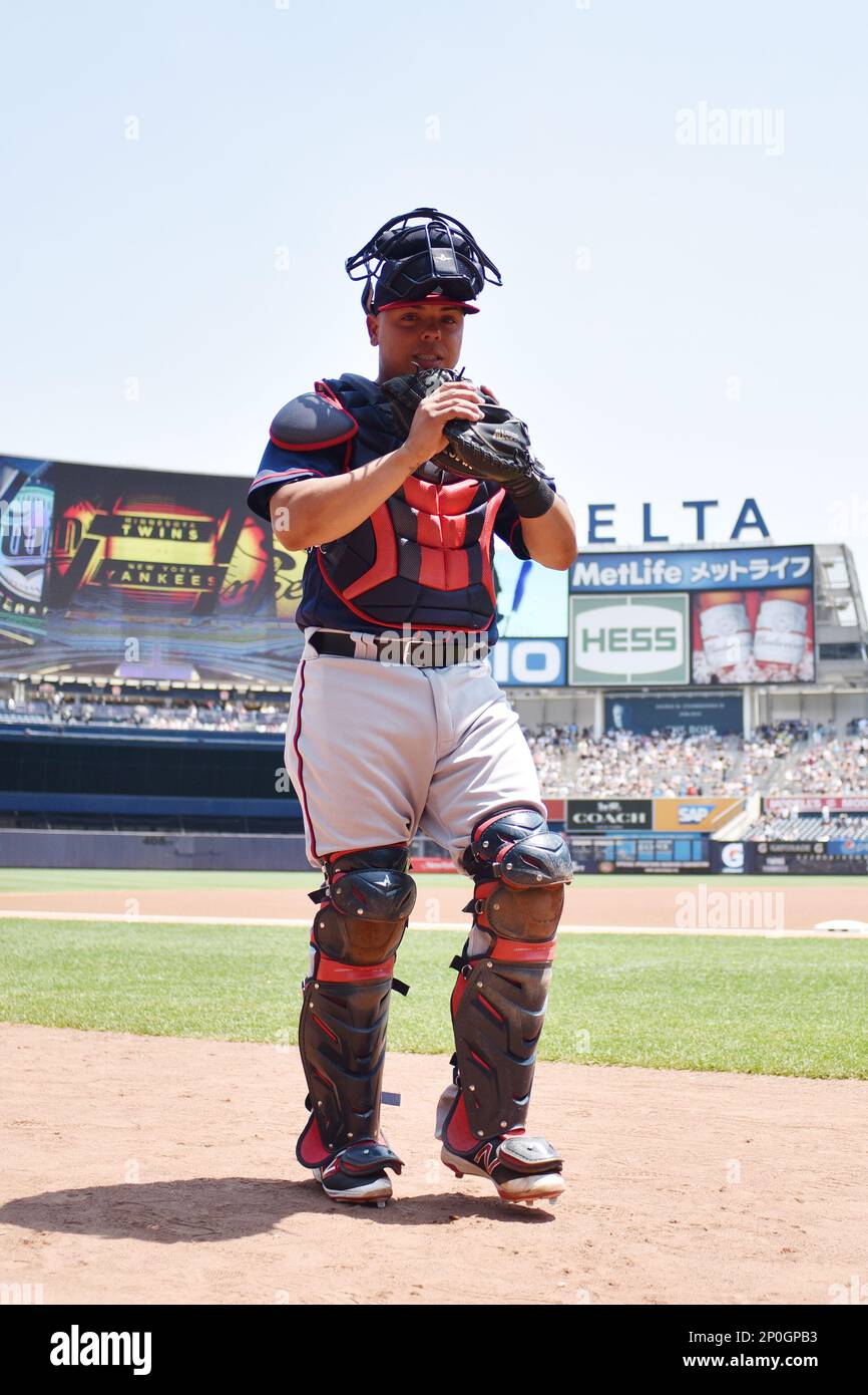 Minnesota Twins catcher Juan Centeno (37) during game against the New ...