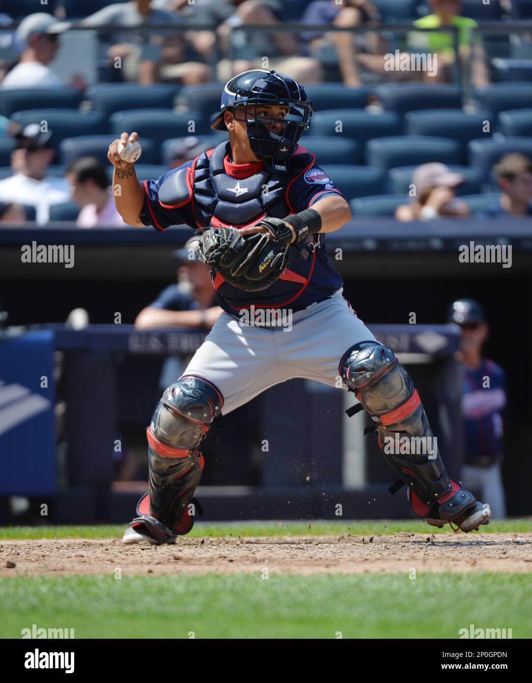 Minnesota Twins catcher Juan Centeno (37) during game against the New ...