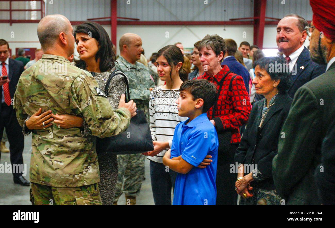 First Gentleman Michael Haley, said his goodbyes to his wife, Gov ...