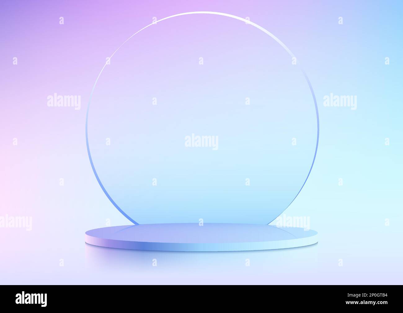 Blue and pink realistic 3d cylinder hi-res stock photography and images ...