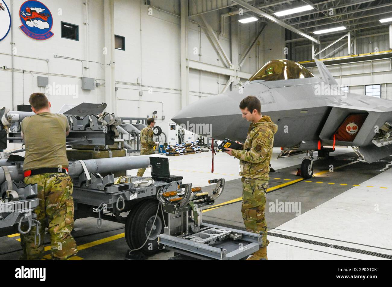 Jan 20, 2023, load crews form the 477th Aircraft Maintenance Squadron ...