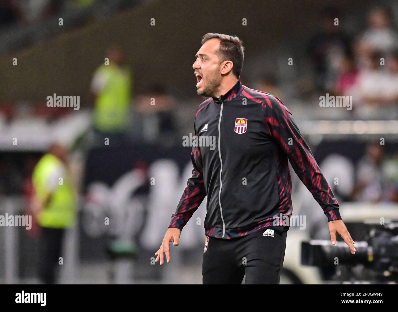 1st March 2023: Estadio Mineirao, Belo Horizonte, Brazil: Manager Juan ...