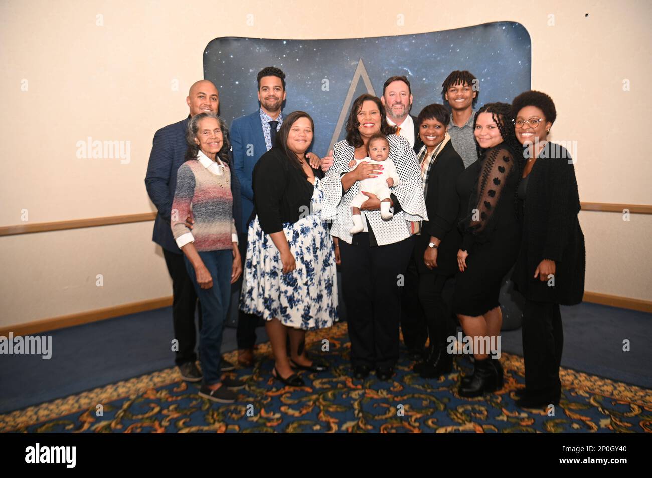 Robin Ghormley, Vandenberg's Chief of Public Affairs, poses with her ...