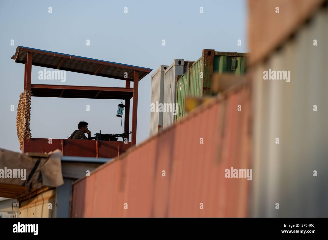 U.S. Air Force Airman 1st Class Joshua Fisher, 768th Expeditionary Air ...