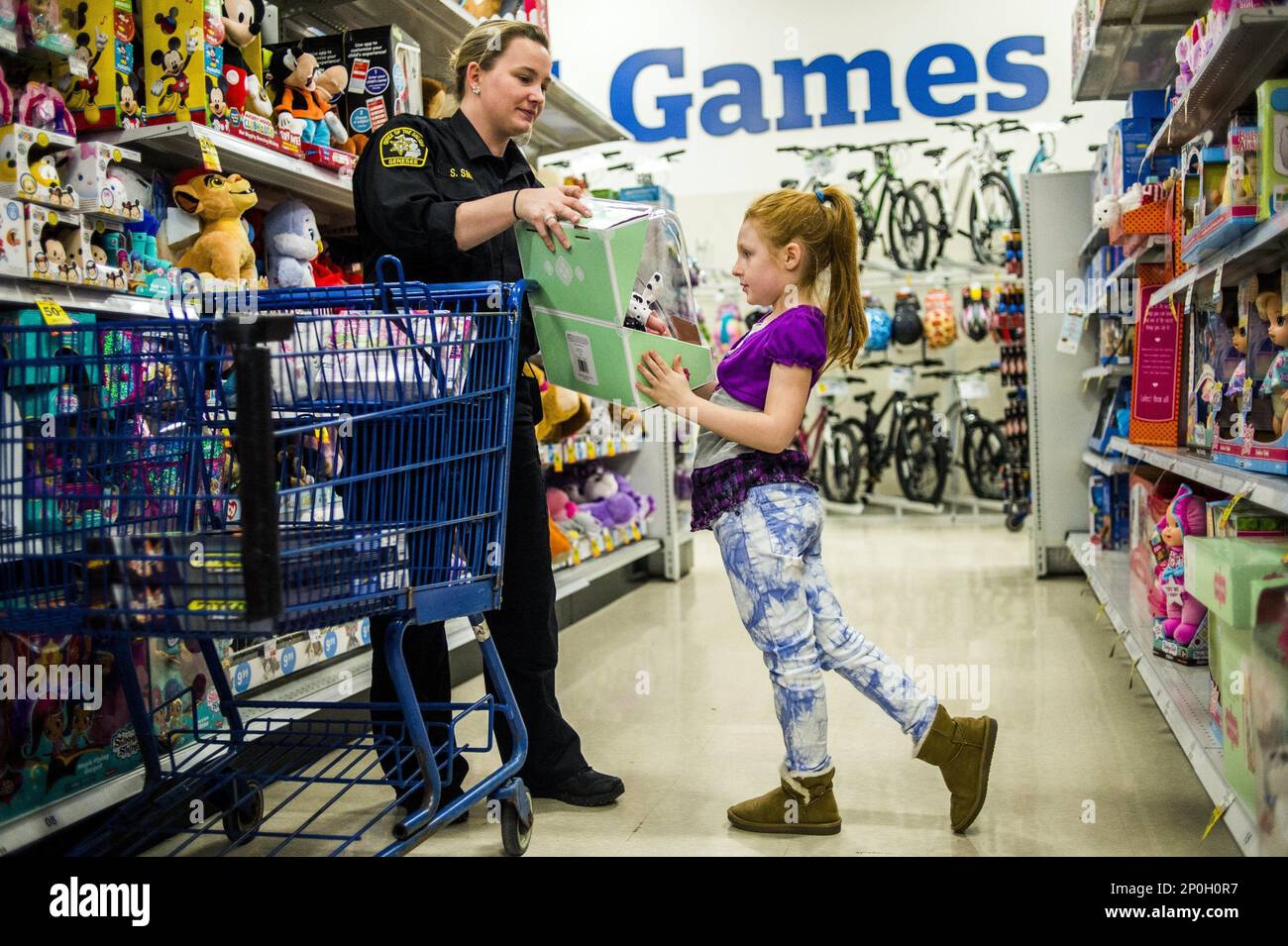 In this Tuesday, Dec. 6, 2016 photo, Burton Police Officer Amanda Eads ...