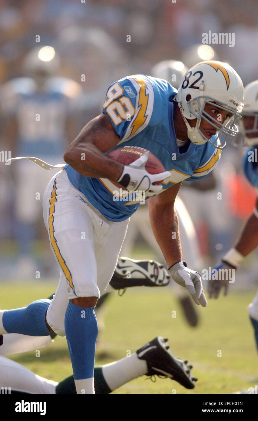 3 NOV 2002: San Diego Chargers Reche Caldwell during a game against the ...