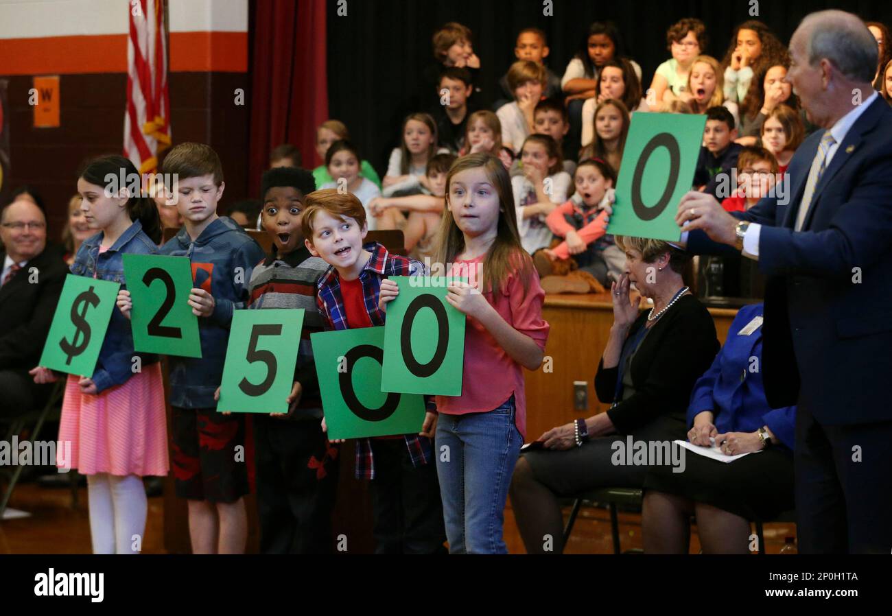In this Wednesday, Dec. 7, 2016 photo, W.E. Cundiff Elementary students ...