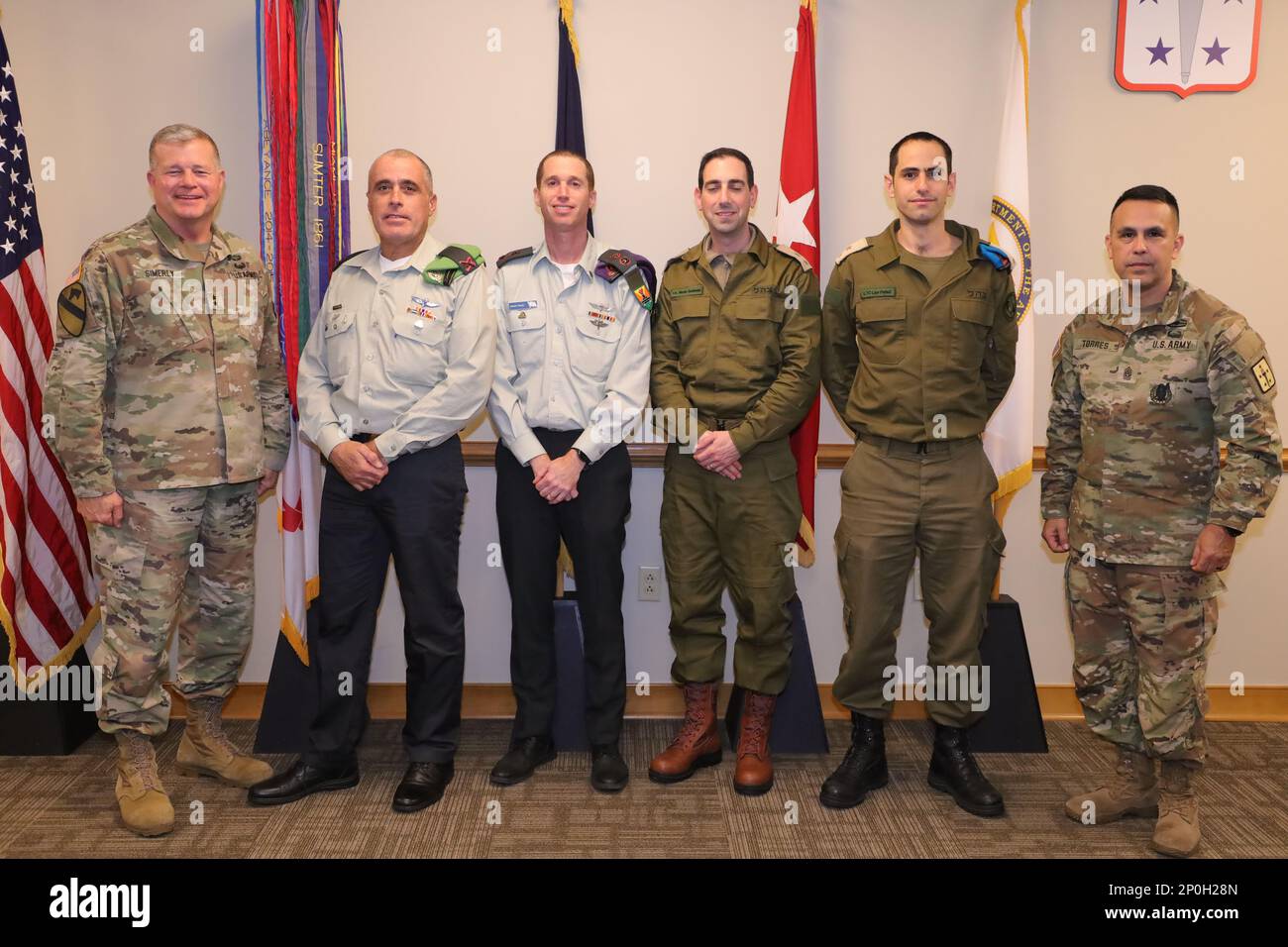 Brig. Gen. Ronen Cohen, the Israeli Army Chief of Logistics, visits ...